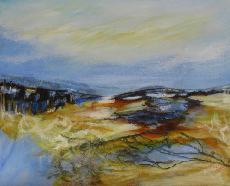 Hardangervidda Plateau Norway Painting by Ann Leech | Saatchi Art