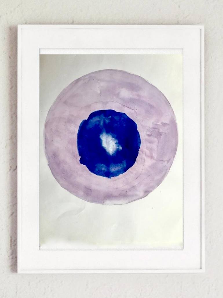 The Purple Planet Painting by Eshita Goel | Saatchi Art