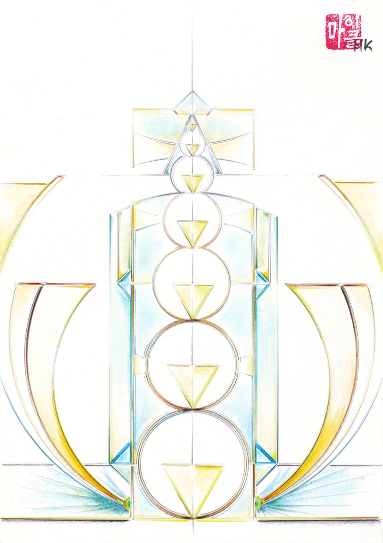 Glass Tower Drawing by l l | Saatchi Art