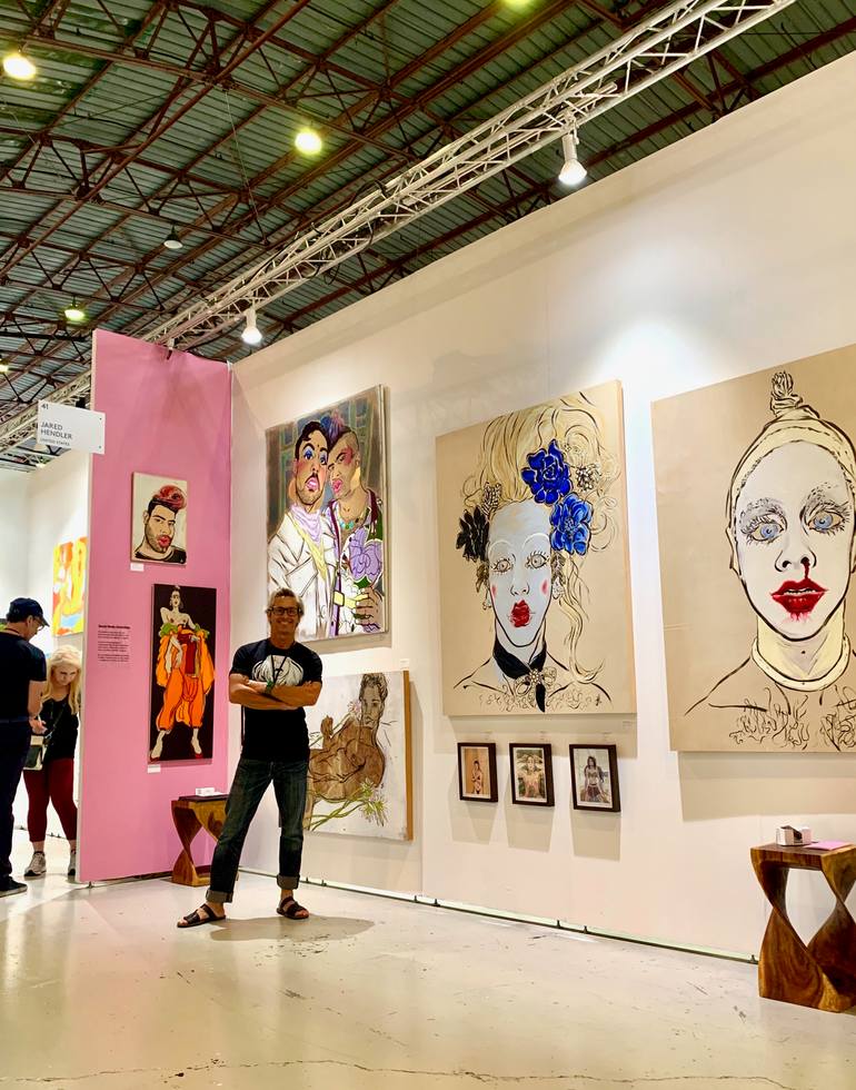 LeT tHeM eAt CaKe Painting by Jared Hendler | Saatchi Art