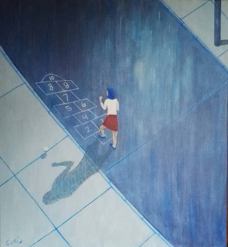 Hopscotch Painting by Mario Curis | Saatchi Art