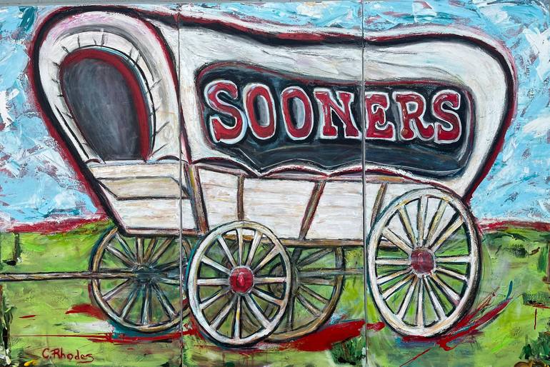 Sooner Schooner Painting by Corbyn Rhodes | Saatchi Art