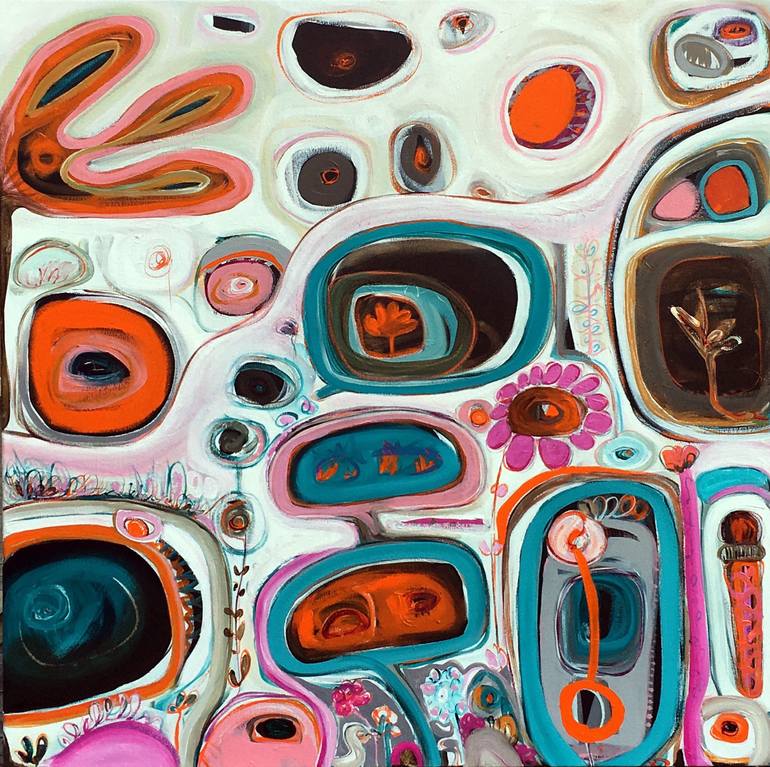 Sunset Glow Painting by Sarah Morrow | Saatchi Art