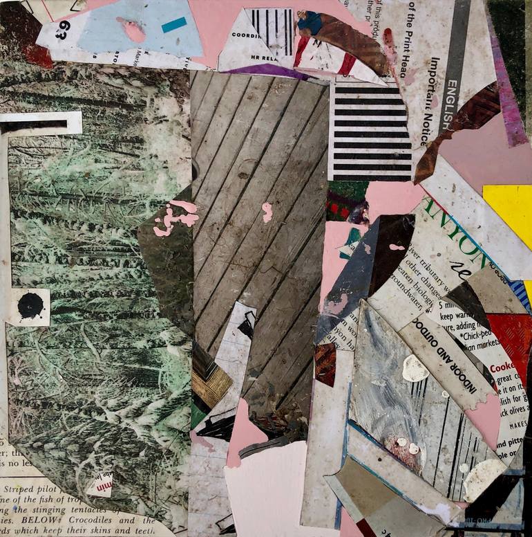 Waking Up is All I Ever Do Collage by Steven Tannenbaum | Saatchi Art