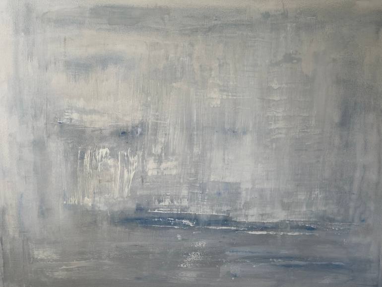 Blue Wash Painting by Caroline O'Callaghan | Saatchi Art