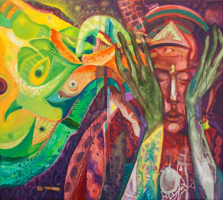 Introspection Painting by Andriy Kopchak | Saatchi Art