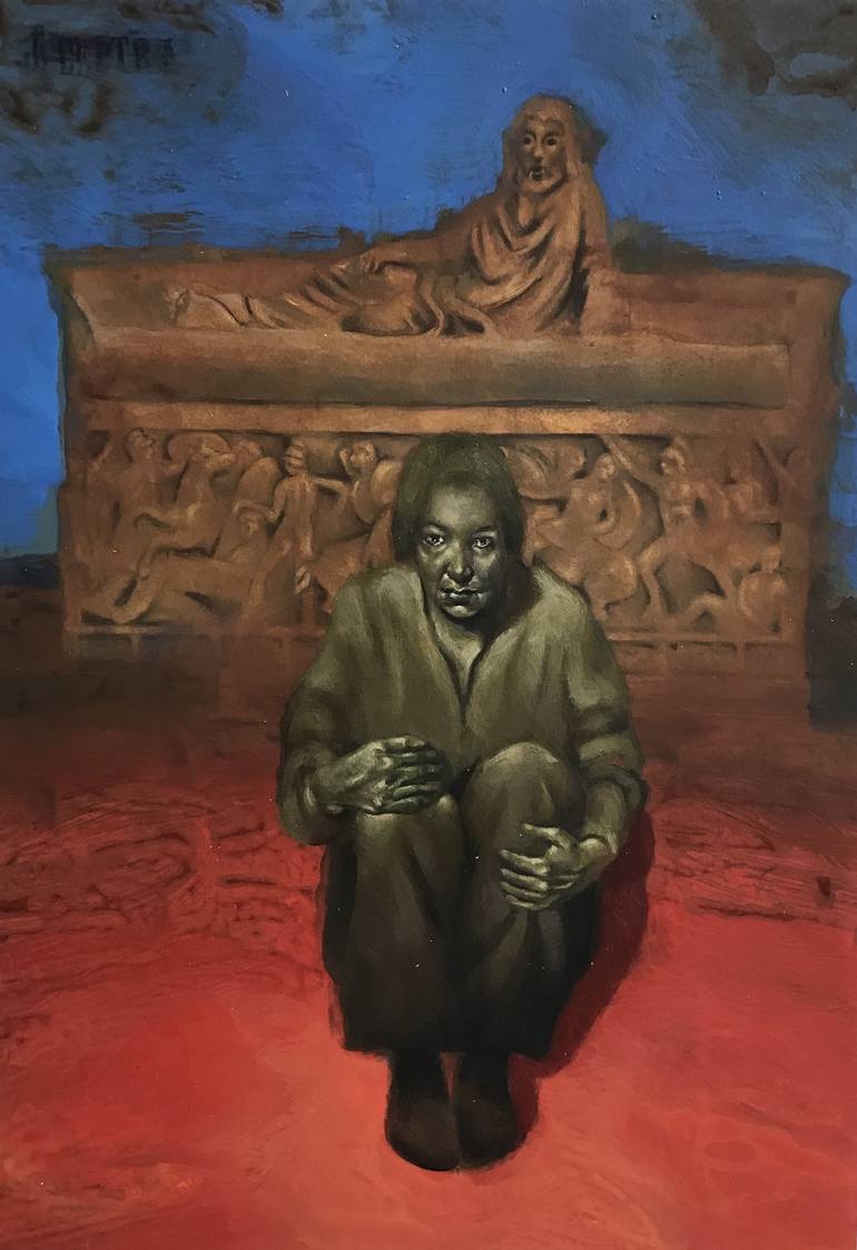 Elektra Painting by Philip Wroe | Saatchi Art