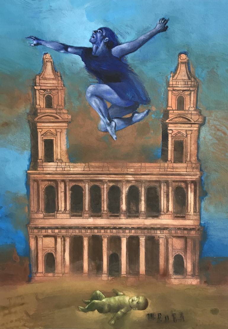 Medea Painting by Philip Wroe | Saatchi Art