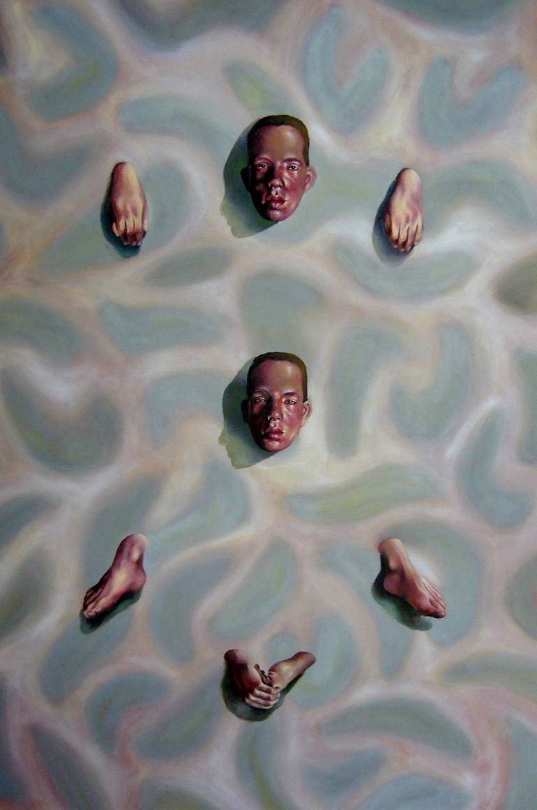 Twins Painting by Philip Wroe | Saatchi Art