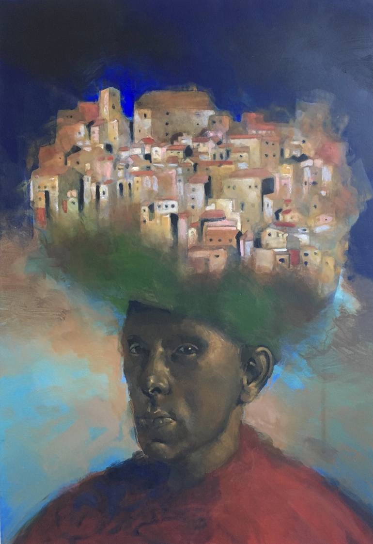 The City Painting by Philip Wroe | Saatchi Art