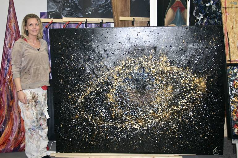 NEW EARTH BEGINNINGS OF THE SUPERNOVA Painting by Linda Braun | Saatchi Art