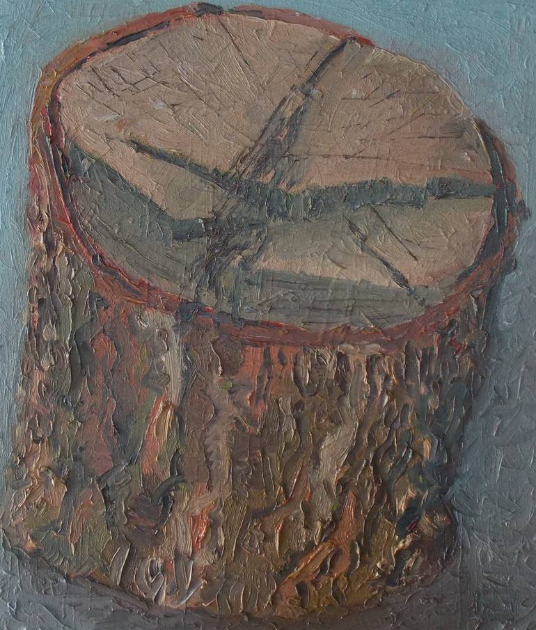 willow trunk version Painting by Radu Remus | Saatchi Art
