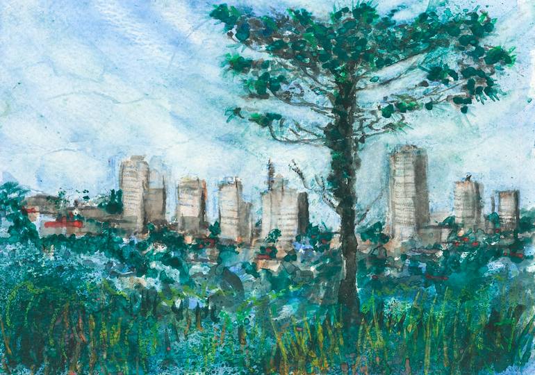 Araucaria - Cascavel, PR, Brazil Painting by Martin Doran | Saatchi Art ...