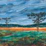 Araucarias in a Ploughed Field Painting by Martin Doran | Saatchi Art ...