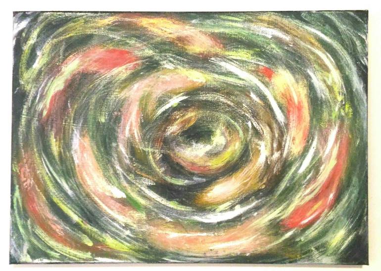 Koi Pond Painting by Tan-Li Chi | Saatchi Art