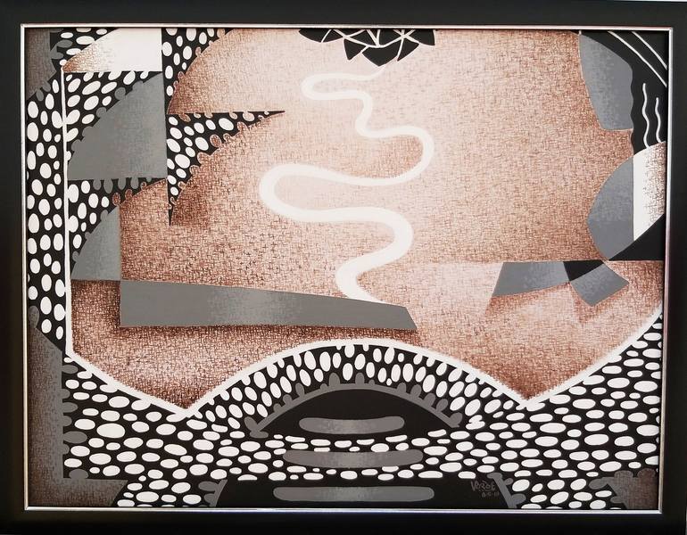 Tridev Painting by Virendra Tank | Saatchi Art