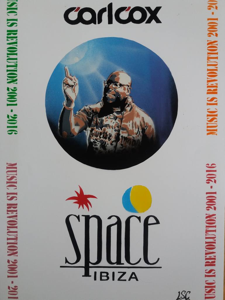 Carl Cox Painting by LSG ARTWORX | Saatchi Art