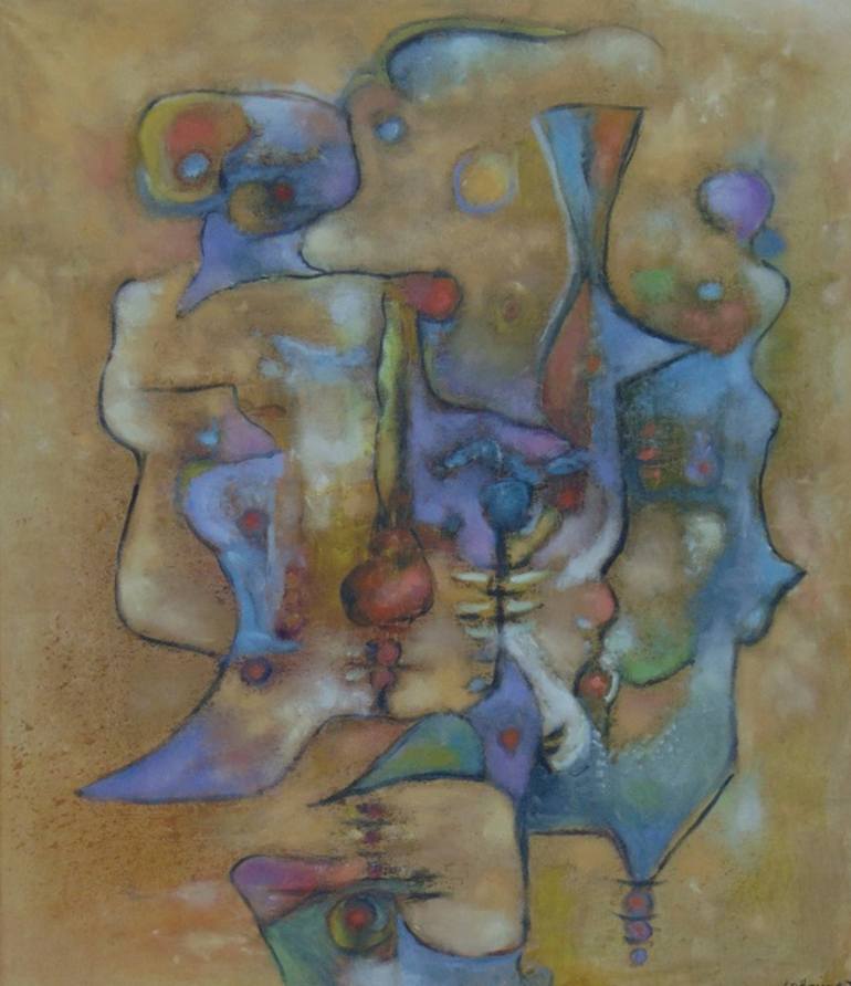 March into the unknown Painting by Argiris Dourvas | Saatchi Art