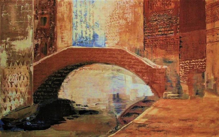 Bridge in Venice Painting by Patrick Bornemann | Saatchi Art