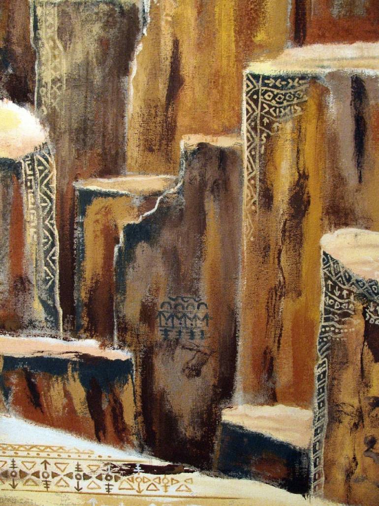 Navajo Blue Moon Painting by Patrick Bornemann | Saatchi Art