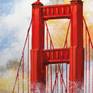 Golden Gate Bridge in the Fog 1 Painting by Patrick Bornemann | Saatchi Art