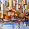 Cityscape 3 Painting by Patrick Bornemann | Saatchi Art