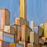 Cityscape 3 Painting by Patrick Bornemann | Saatchi Art