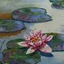 Water Lilies Pond Painting by Patrick Bornemann | Saatchi Art