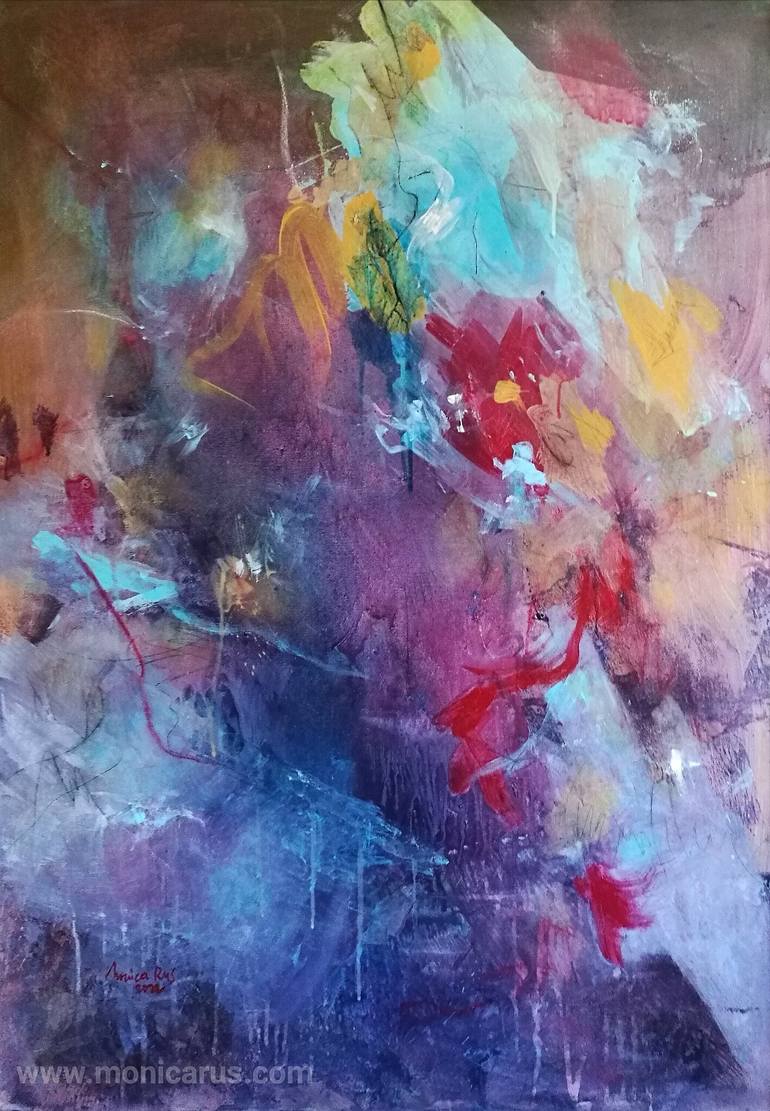 Shades of Memory Painting by Monica Rus | Saatchi Art