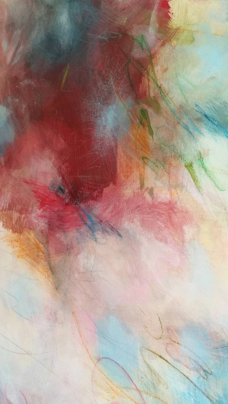Love and Paragraphs Painting by Monica Rus | Saatchi Art