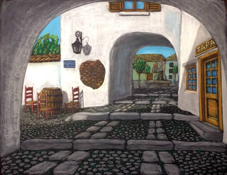 Spanish memories Drawing by Alex Titenkov | Saatchi Art