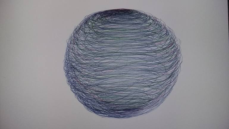 Spinning out of control Drawing by Amanda Suman | Saatchi Art