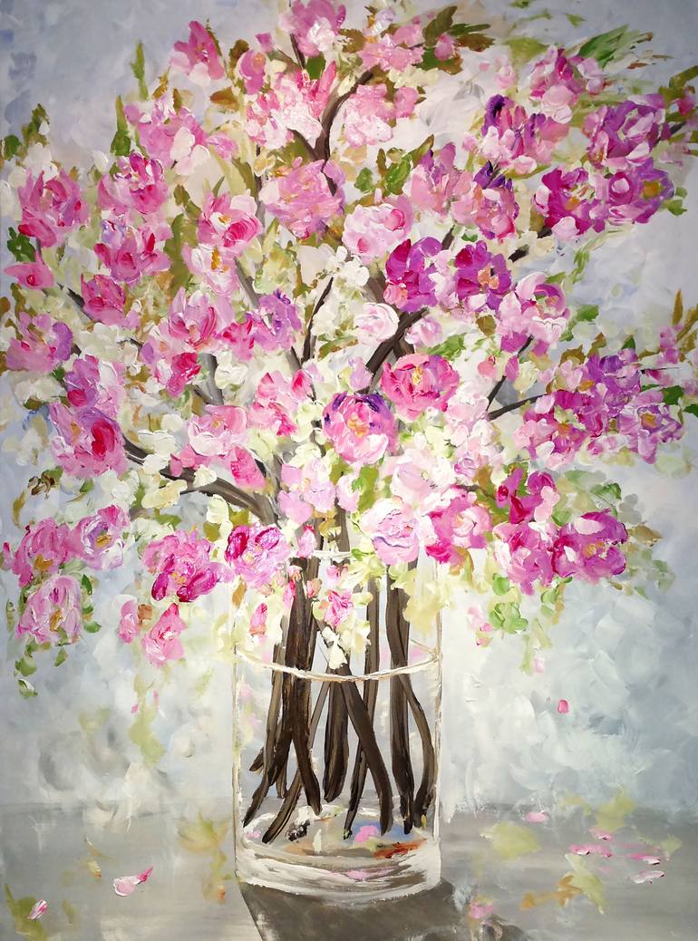 Blissful Painting by Rebecca Montemurro | Saatchi Art