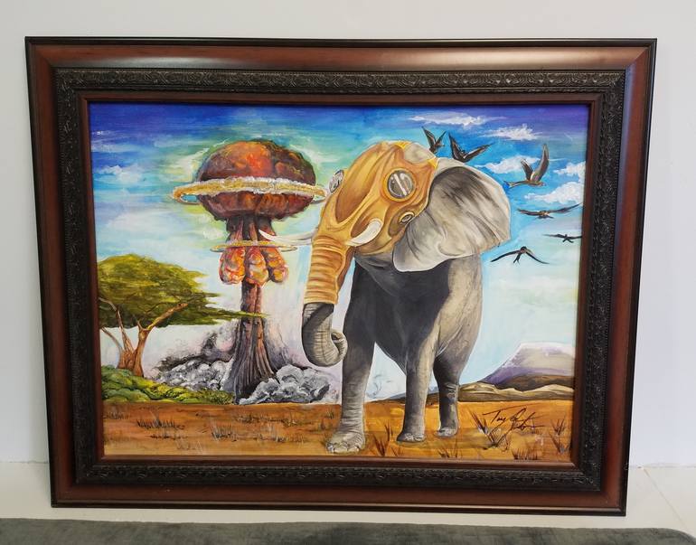Danger Dumbo Painting by Taylor Jordan | Saatchi Art