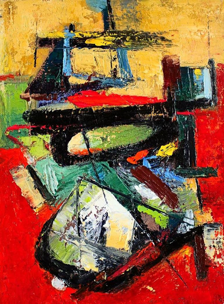 Oil painting on Canvas,#8 Painting by Kasem Khaolaor | Saatchi Art