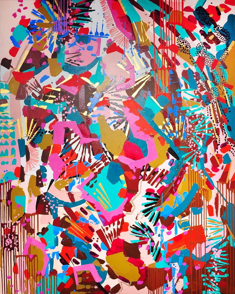 Arcade Sky Painting by Marianne Angeli Rodriguez | Saatchi Art