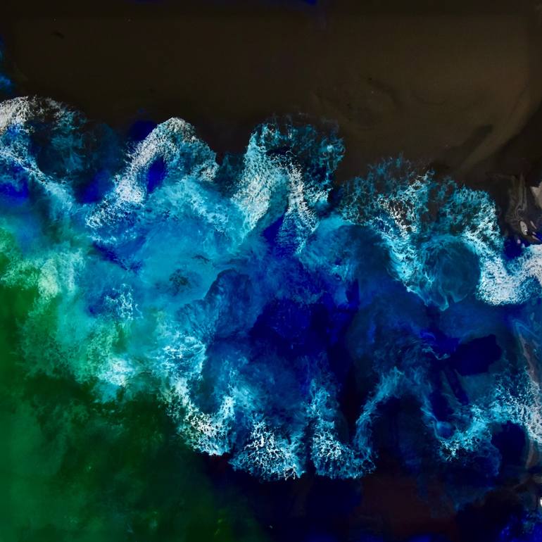 Wave of Mutilation Painting by Tropic of Elle Art | Saatchi Art