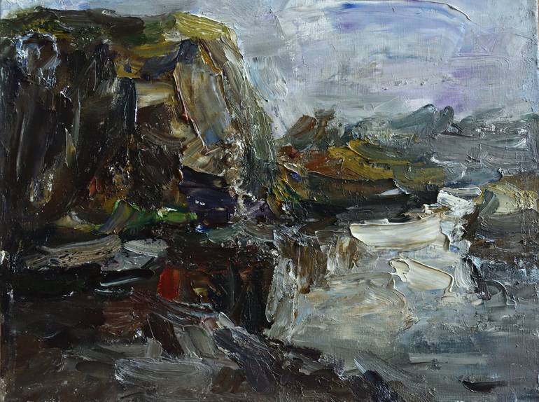 Cliff Painting by Stanislava Cherkasova | Saatchi Art