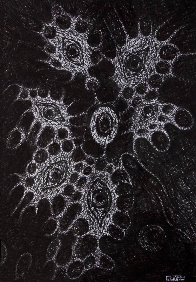 Look at the Creep Drawing by Mj Yates | Saatchi Art