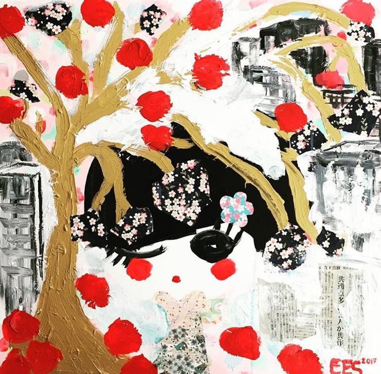 Blooming Painting by Eva Elisabeth Scott | Saatchi Art