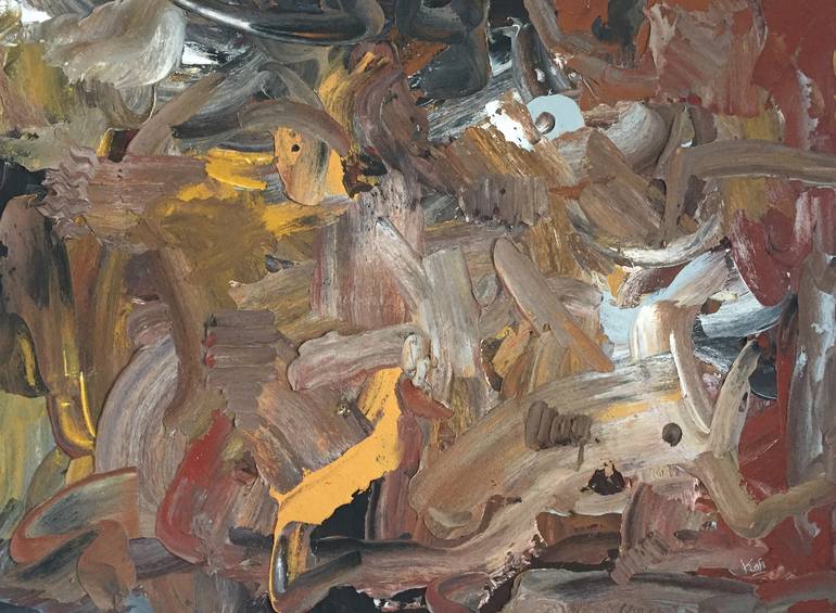 Earth Painting by Kafi artbykafi | Saatchi Art