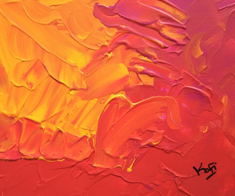 Fire 3 Painting by Kafi artbykafi | Saatchi Art