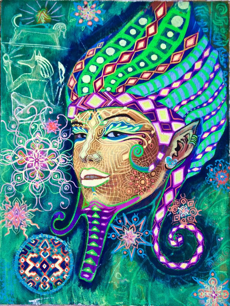 Reincarnation Painting by Star Seed | Saatchi Art