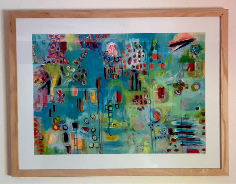 Fluid Water Painting by Michelle Mann | Saatchi Art