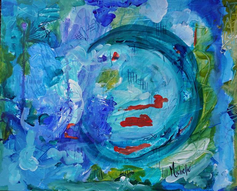 Wave Study 3 Painting by Michelle Mann | Saatchi Art