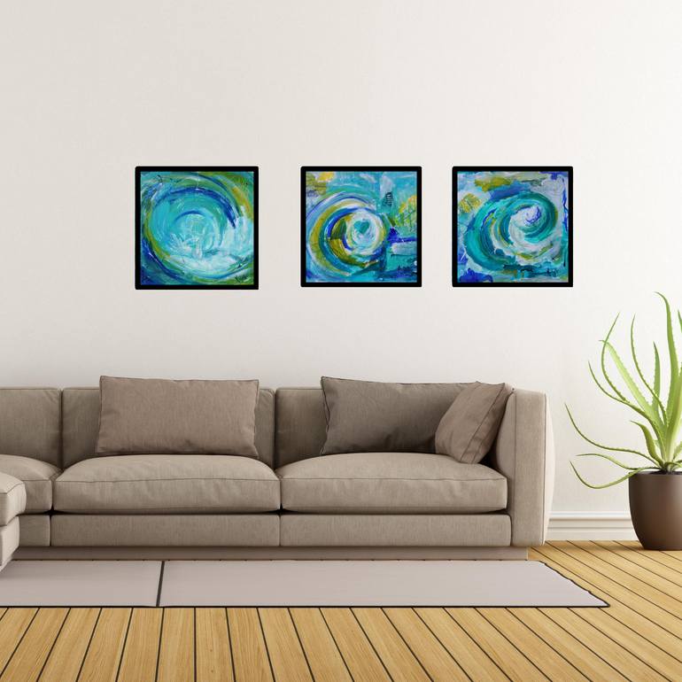 Wave Study 3 Painting by Michelle Mann | Saatchi Art