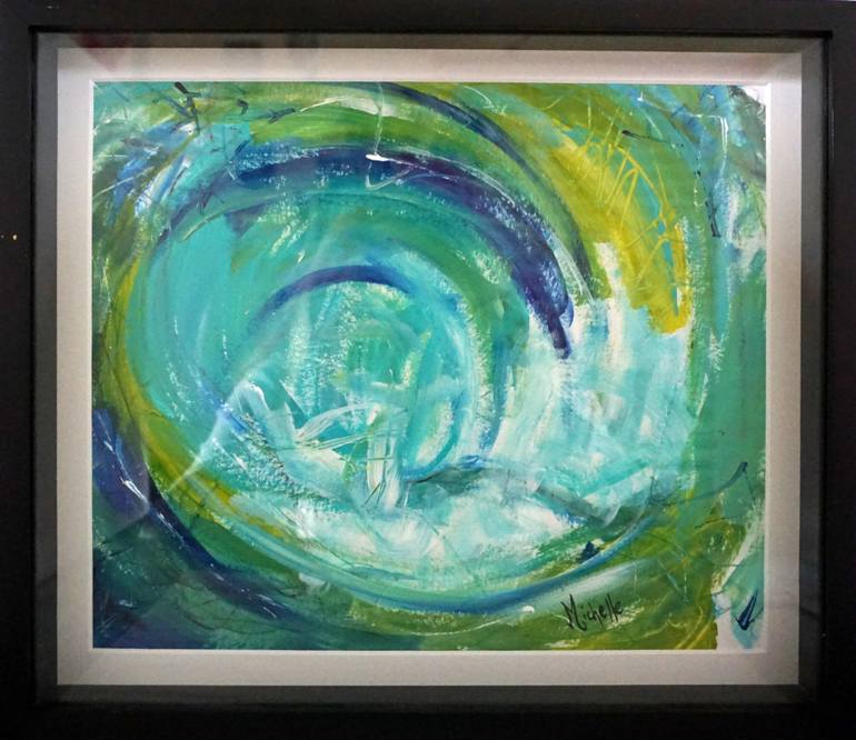 Wave Study 3 Painting by Michelle Mann | Saatchi Art