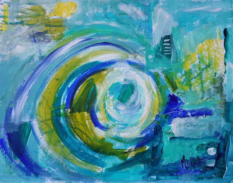 Wave Study 4 Painting by Michelle Mann | Saatchi Art