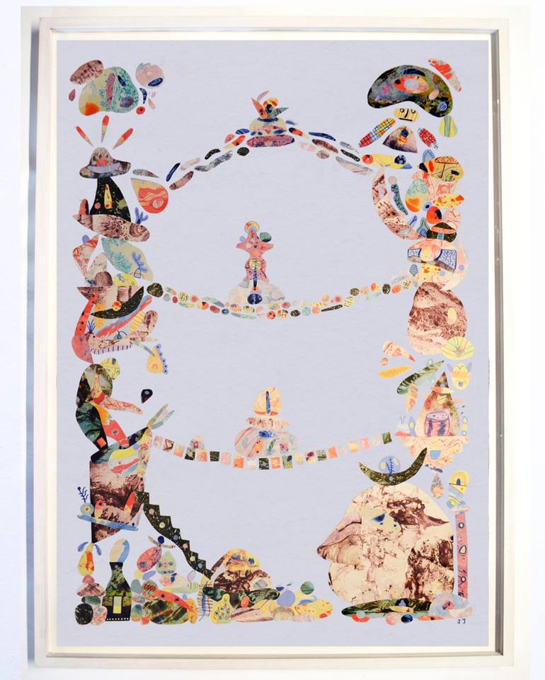 The Holding Bridges Collage by Jamie Johnson | Saatchi Art