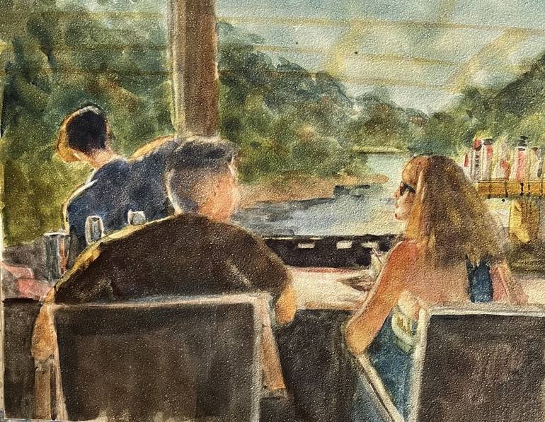 Sunshine on my shoulder Painting by Bronwen Jones | Saatchi Art